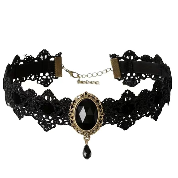 House of Shadow | Jewelry | Gothic Lace Choker Necklace | Poshmark